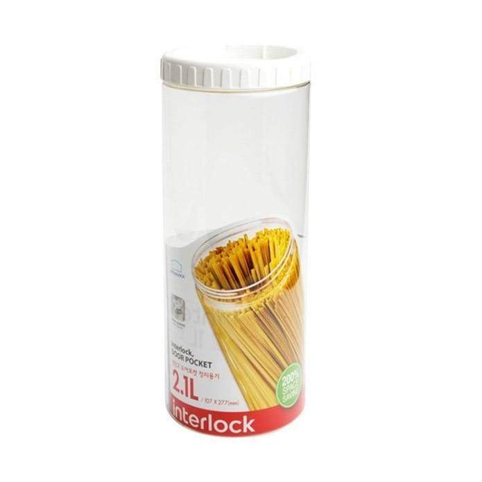 لوك اند لوك برطمان انترلوك ٢٫١ لتر أبيض - INL403